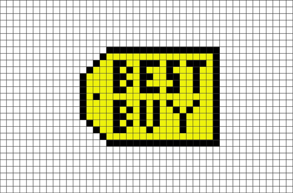 Best Buy Pixel Art – BRIK Best Buy Pixel Art – BRIK