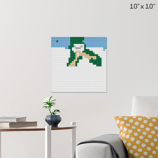 Bruno Wall Poster - Build Your Own with Bricks! - BRIK
