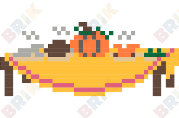 Thanksgiving Day Pixel Art – BRIK