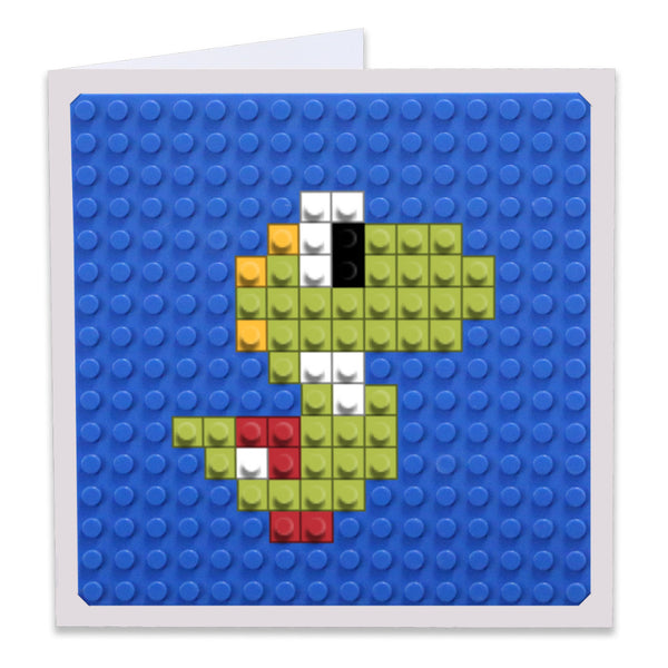 yoshi mini 2 Build-On Greeting Card | BRIK