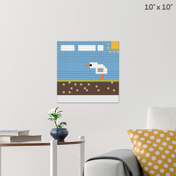 2D world Wall Poster - Build Your Own with Bricks! - BRIK