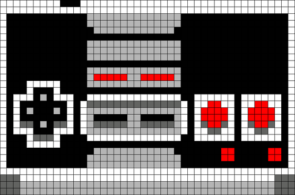 Nes Controller Pixel Art Template Pixel Art Shop News