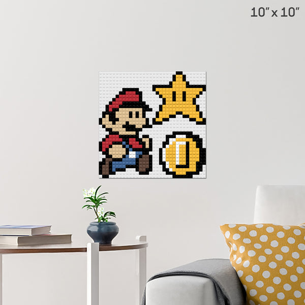 a3 Wall Poster - Build Your Own with Bricks! - BRIK