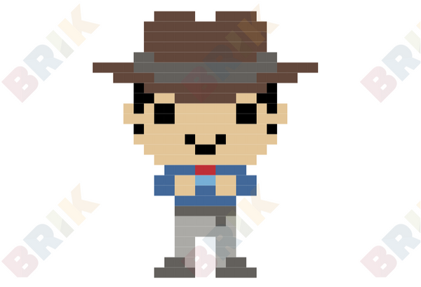 Alan Grant Pixel Art – BRIK
