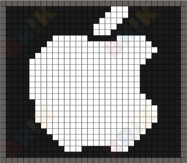 Apple Logo Pixel Art Apple Logo Free PNG Images Download On PNGate