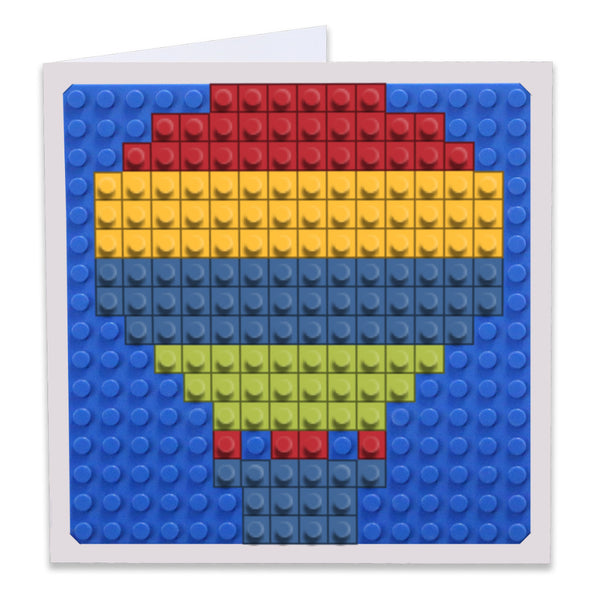 balloon lite Build-On Greeting Card | BRIK