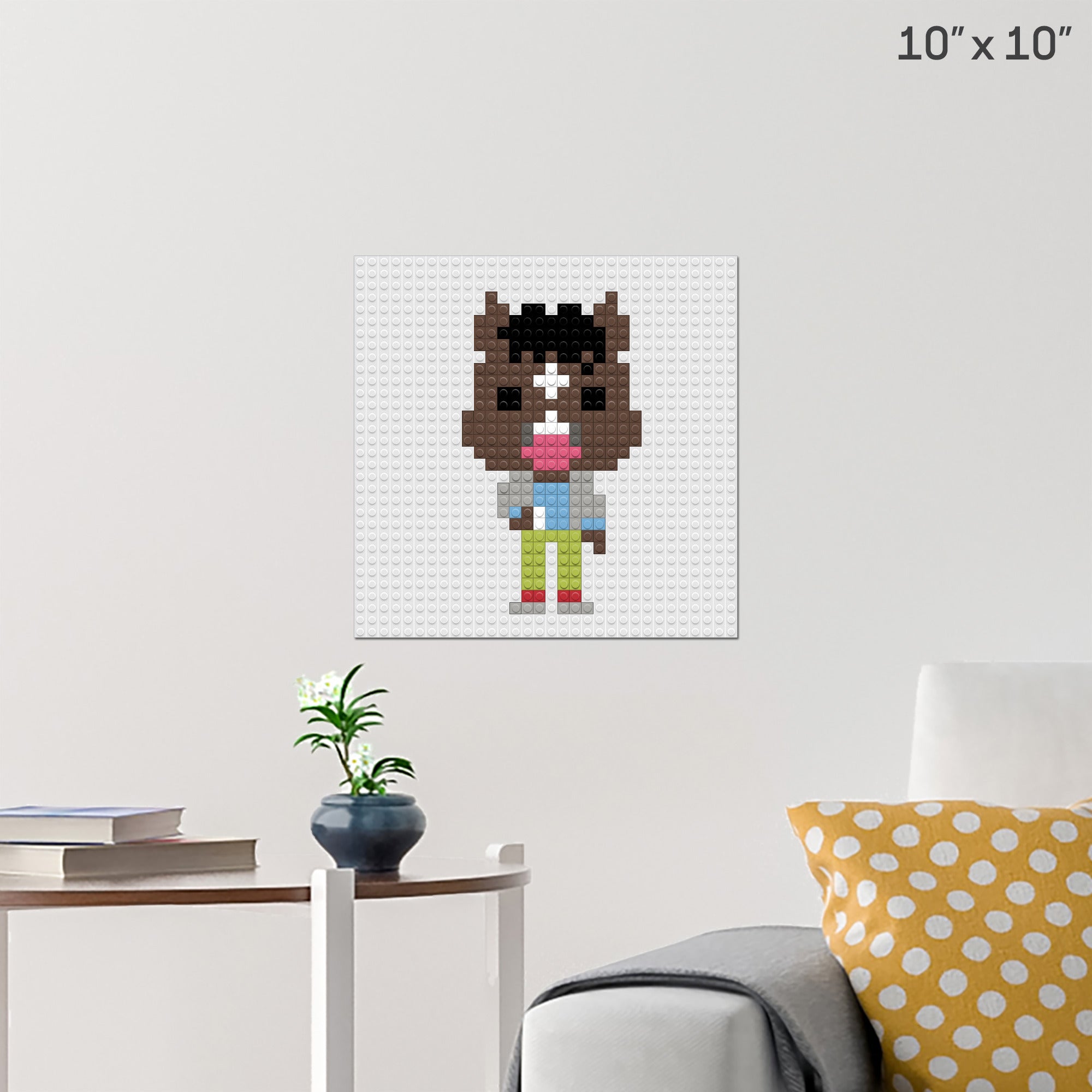 BoJack Horseman Pixel Art Wall Poster - Build Your Own with Bricks! - BRIK