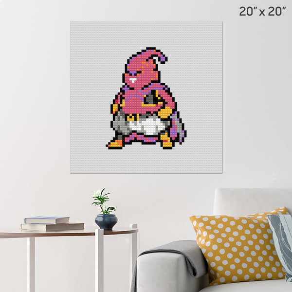 Boo Pixel Art Wall Poster - Build Your Own with Bricks! - BRIK