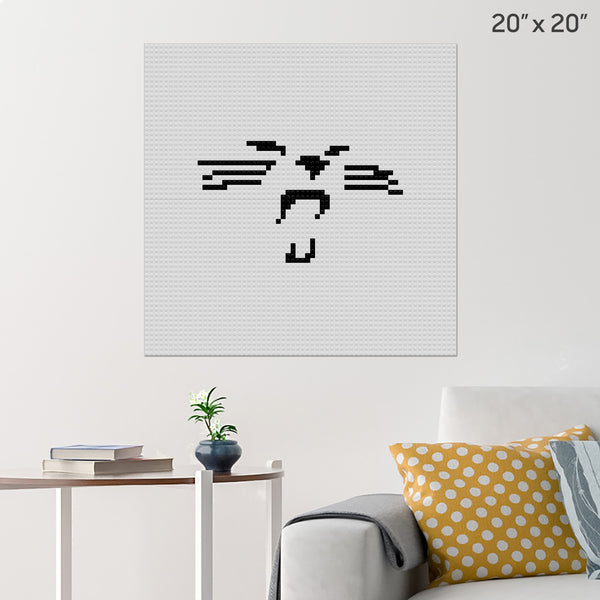 Carolina Panthers Wall Poster - Build Your Own with Bricks! - BRIK