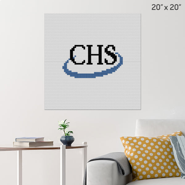 CHS Inc Logo Wall Poster - Build Your Own with Bricks! - BRIK
