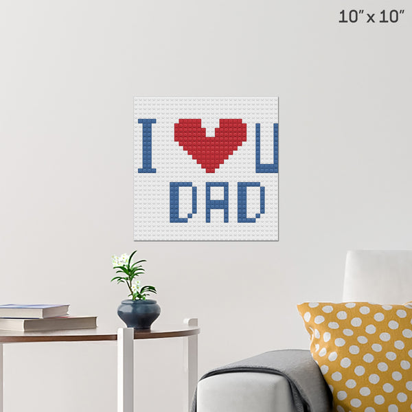 claudia Wall Poster - Build Your Own with Bricks! - BRIK