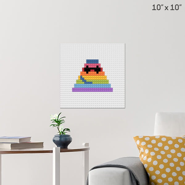 cool poop Wall Poster - Build Your Own with Bricks! - BRIK