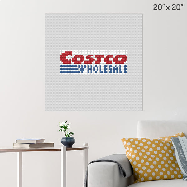 Costco Wholesale Corp. Logo Wall Poster - Build Your Own with Bricks ...