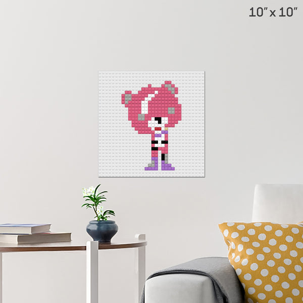 Cuddle Team Leader Pixel Art Wall Poster - Build Your Own with Bricks ...