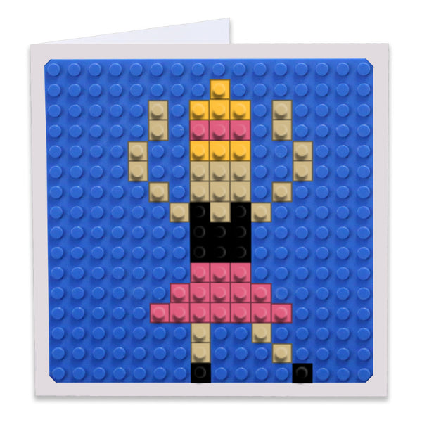 Dancer Build-On Greeting Card | BRIK