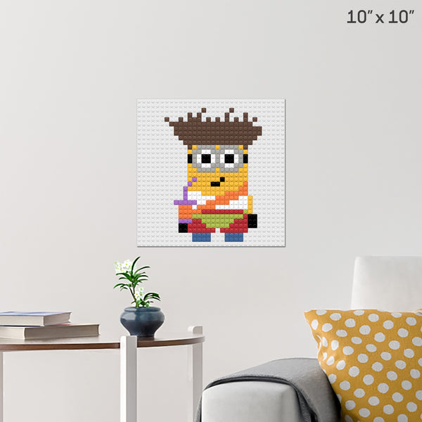 Dave Pixel Art Wall Poster - Build Your Own with Bricks! - BRIK