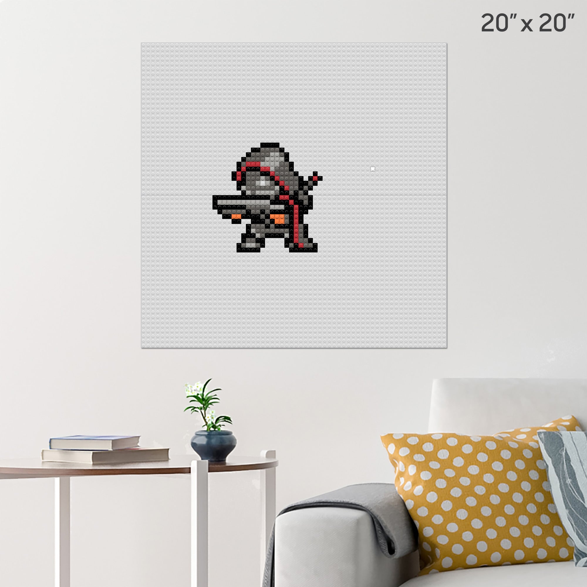Destiny Hunter 1 Wall Poster - Build Your Own with Bricks! - BRIK