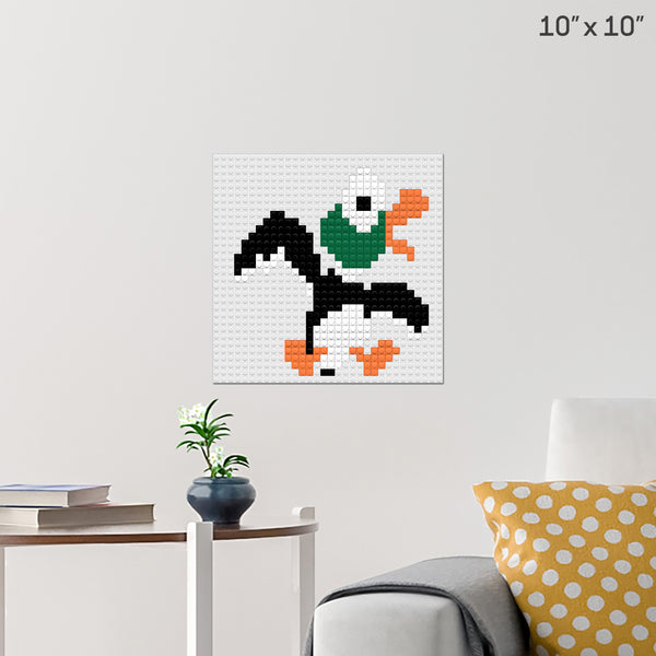 Duck Hunt Wall Poster - Build Your Own with Bricks! - BRIK