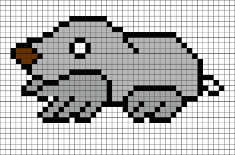 Mole Pixel Art – BRIK