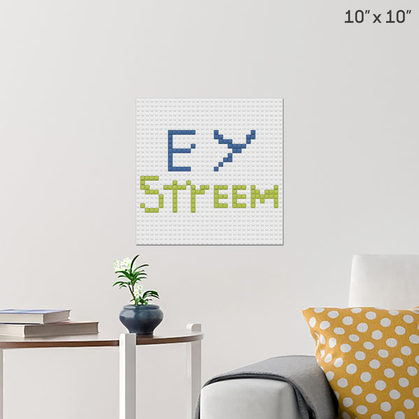 Eystreem name Wall Poster - Build Your Own with Bricks! - BRIK