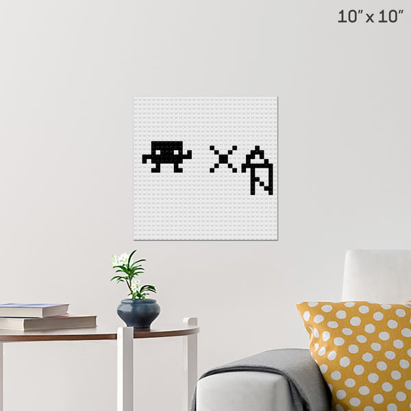 First Build Wall Poster - Build Your Own with Bricks! - BRIK