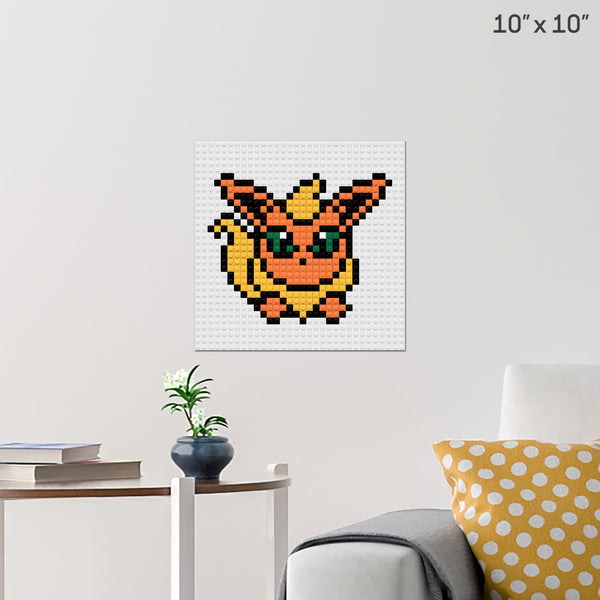 Flageon Wall Poster - Build Your Own with Bricks! - BRIK