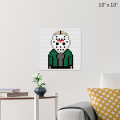 Friday the 13th Jason Pixel Art Wall Poster - Build Your Own with ...
