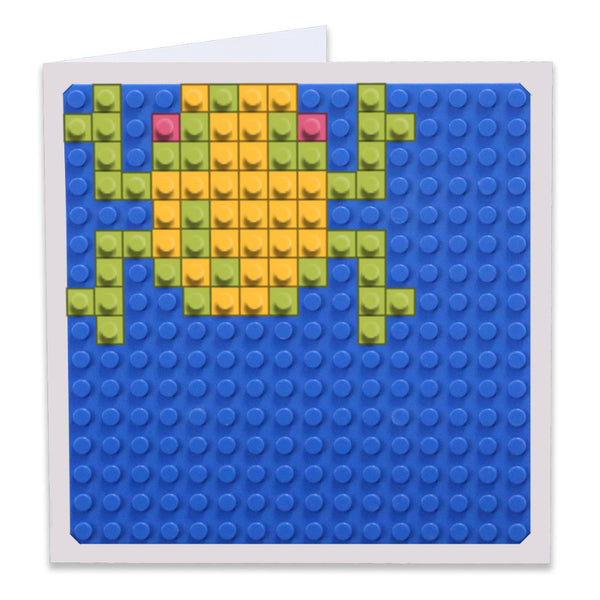 Frogger Frog Build-On Greeting Card | BRIK