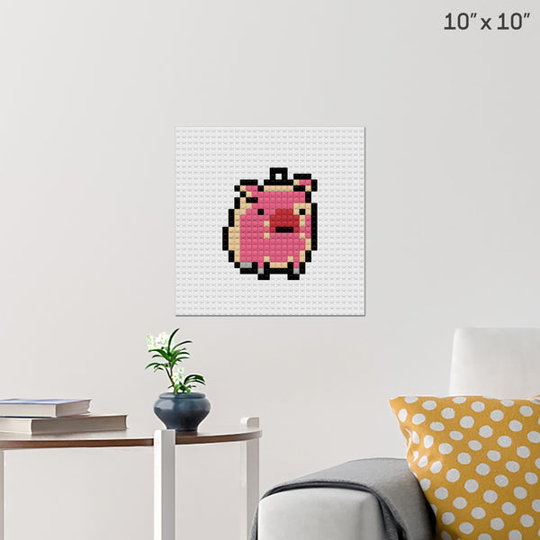 Gravity Falls Waddles Pixel Art Wall Poster - Build Your Own with ...