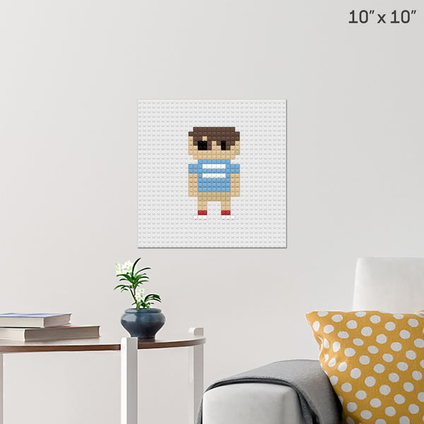 gregory Wall Poster - Build Your Own with Bricks! - BRIK