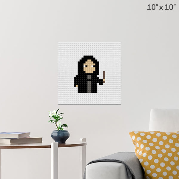 Harry Potter Severus Snape Pixel Art Wall Poster - Build Your Own with ...