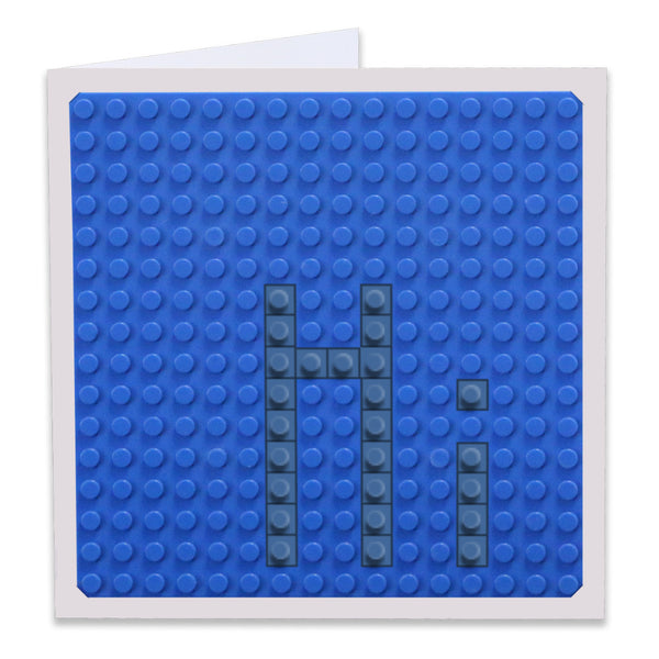 Hi Build-On Greeting Card | BRIK