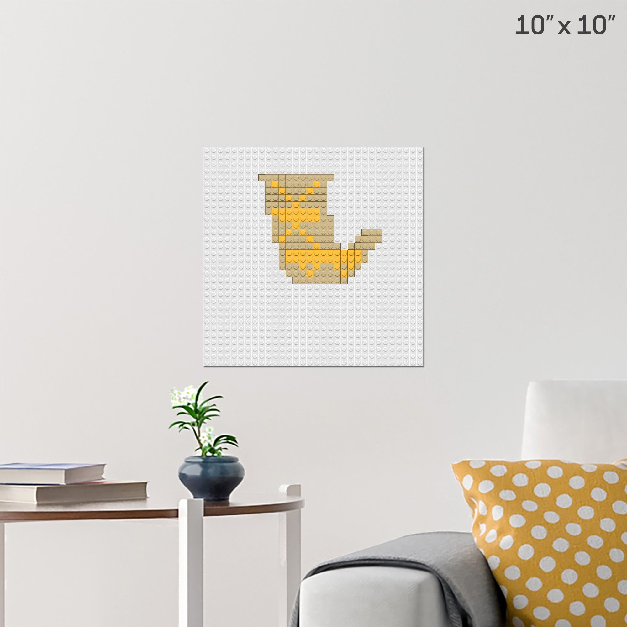 Horn Wall Poster - Build Your Own with Bricks! - BRIK