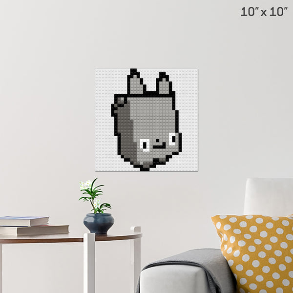 Hubert Wall Poster - Build Your Own with Bricks! - BRIK