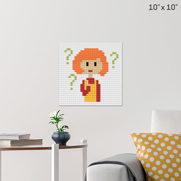 I Forgot Day Pixel Art Wall Poster - Build Your Own with Bricks! - BRIK