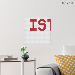 IST Wall Poster - Build Your Own with Bricks! - BRIK