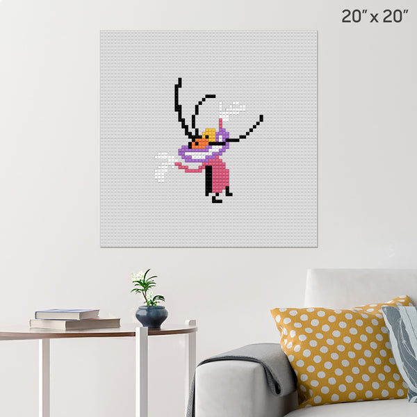 Joey Pixel Art Wall Poster - Build Your Own with Bricks! - BRIK