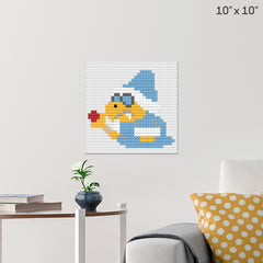 Kamek Pixel Art Wall Poster - Build Your Own with Bricks! - BRIK