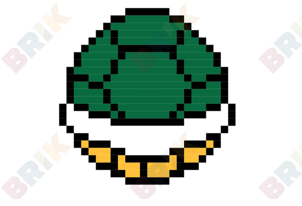 Koopa Troopa Pixel Art – BRIK