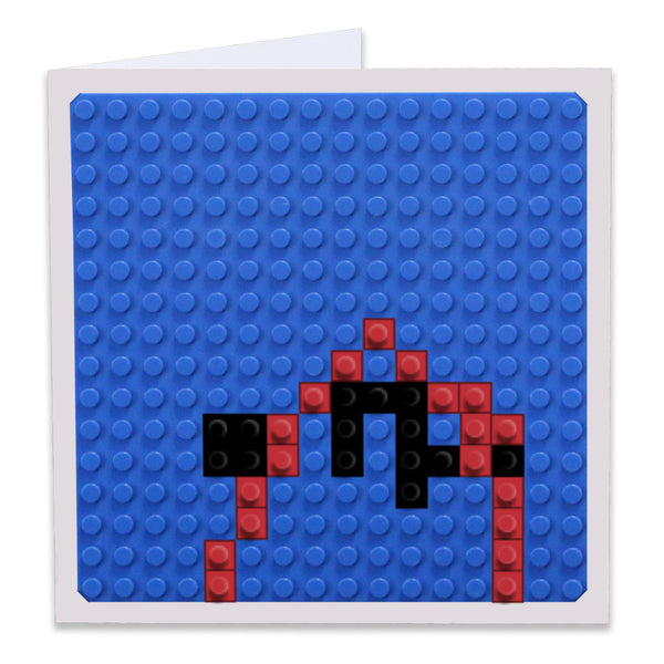 Letterman A Build-On Greeting Card | BRIK