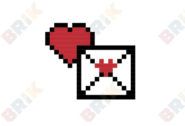 Love Letter Pixel Art – BRIK