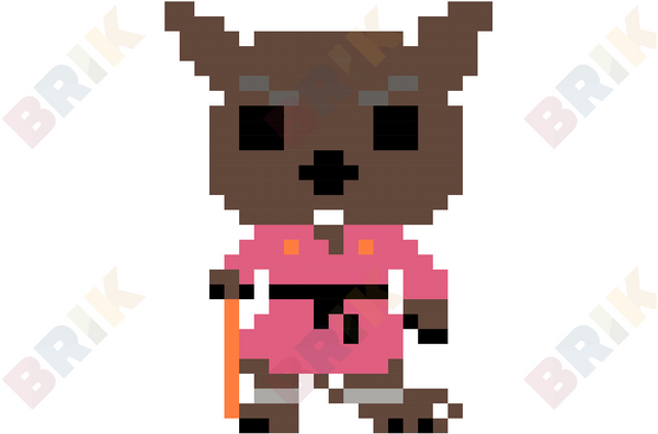 Master Splinter Pixel Art – BRIK
