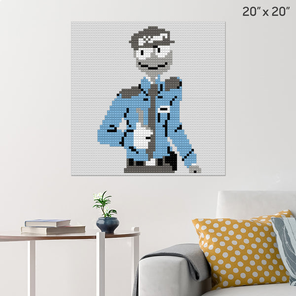 Mike schmidt Wall Poster - Build Your Own with Bricks! - BRIK