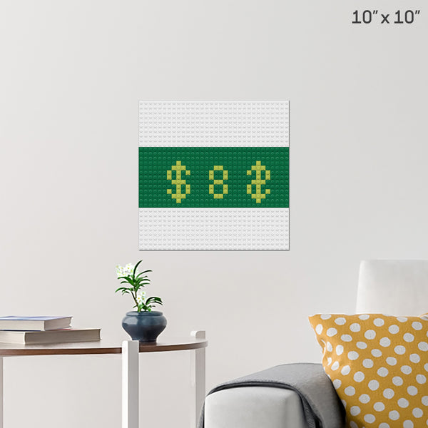 money Wall Poster - Build Your Own with Bricks! - BRIK