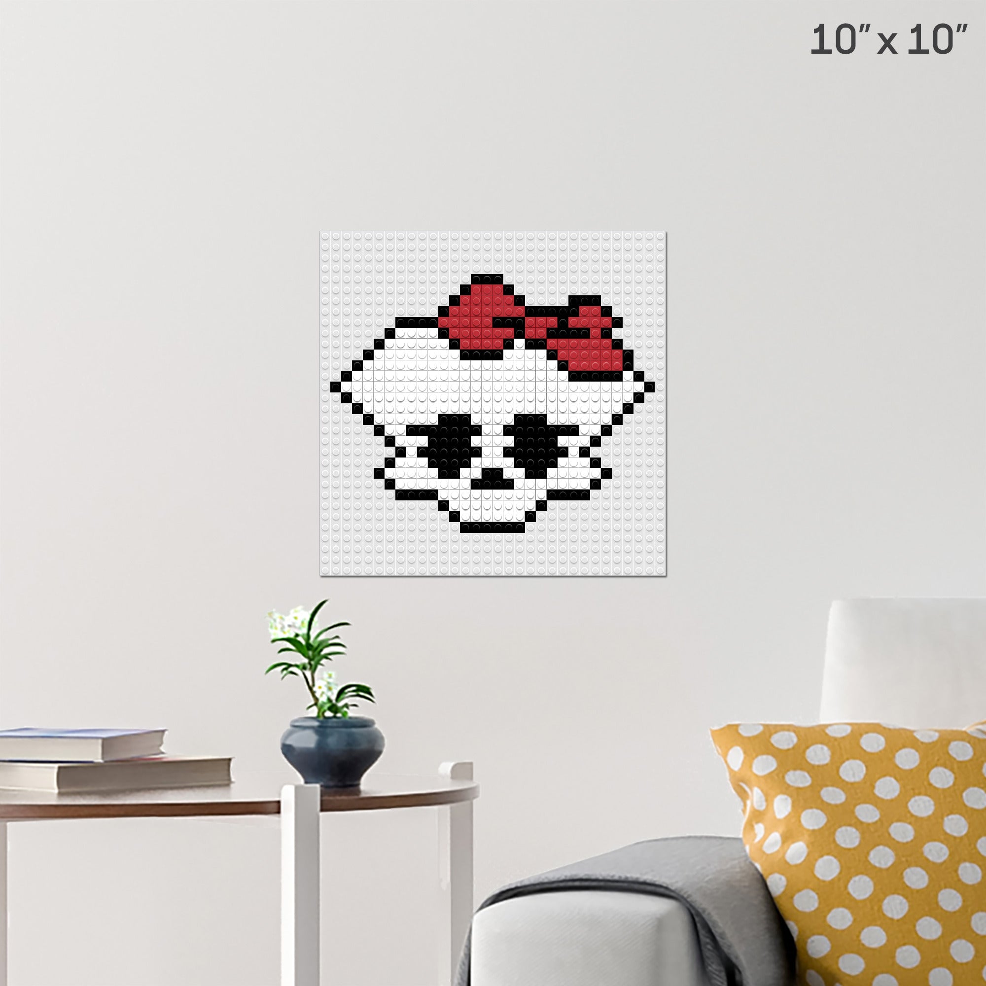 Monster High Skull Pixel Art Wall Poster - Build Your Own with Bricks ...