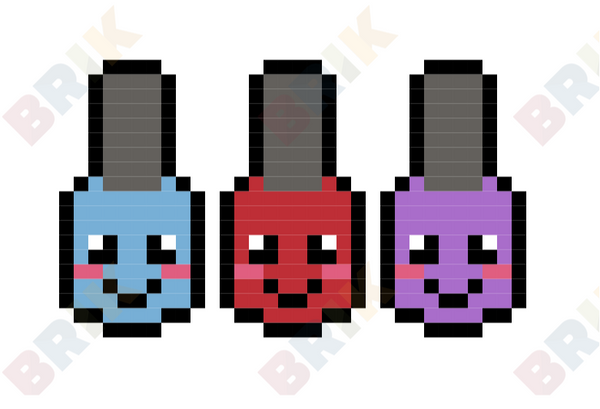 Nail Polish Pixel Art – BRIK