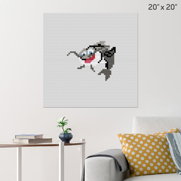 National Catfish Month Pixel Art Wall Poster - Build Your Own with ...