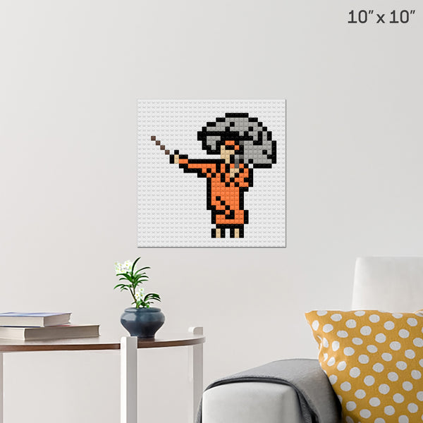 National Weatherman Day Pixel Art Wall Poster - Build Your Own with ...