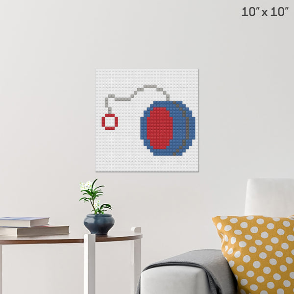 National Yoyo Day Pixel Art Wall Poster - Build Your Own with Bricks ...