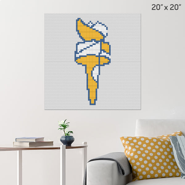 newark torch Wall Poster - Build Your Own with Bricks! - BRIK